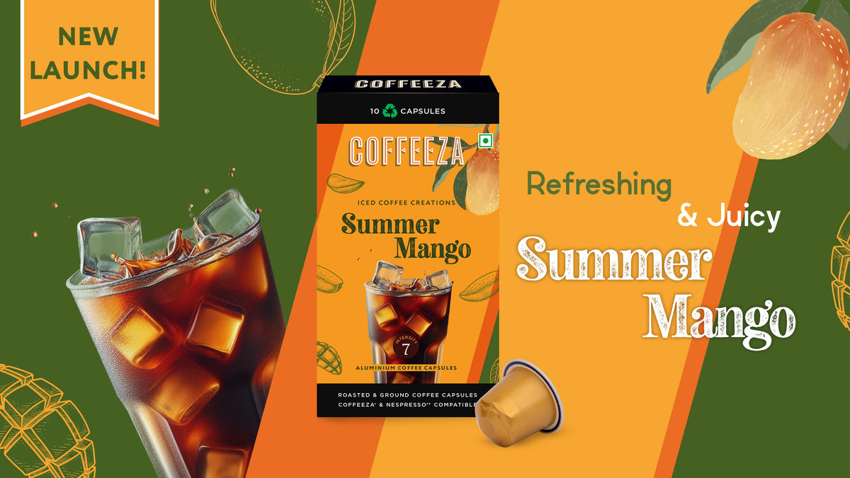 Beat the Heat with Coffeeza Summer Mango Coffee Capsules - Iced Coffee