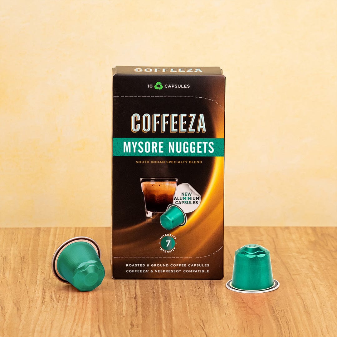 Mysore Nuggets AAA Grade Arabica Aluminium Coffee Capsules - Specialty ...